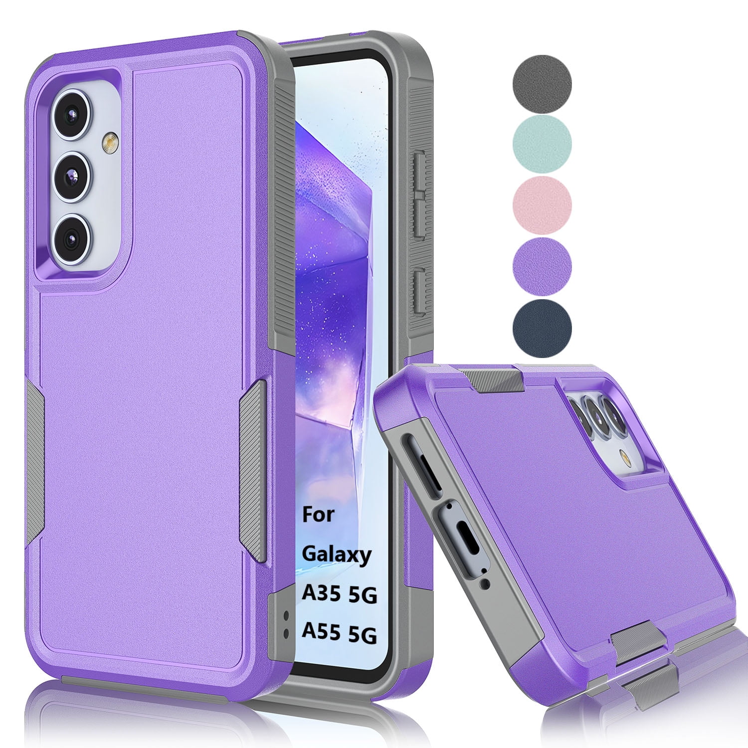 Samsung Galaxy A35 5G Case ,Sturdy Phone Case for Galaxy A35 2024 5G 6.6 inch ,Tekcoo Shockproof ...
