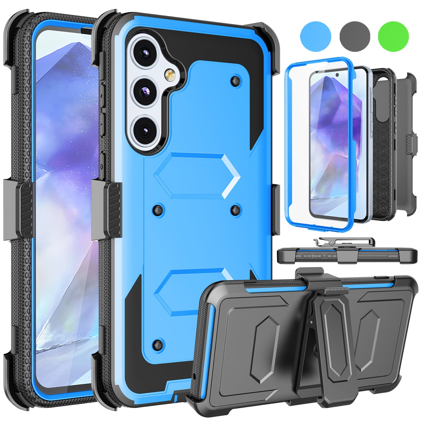 For Samsung Galaxy A35 5G Phone Case, with [Built-in Screen Protector ...