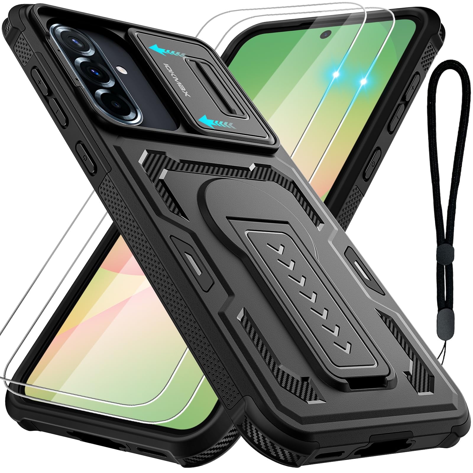 for Samsung Galaxy A36 5G/A56 5G Case with 2 Pack Screen Protector ...