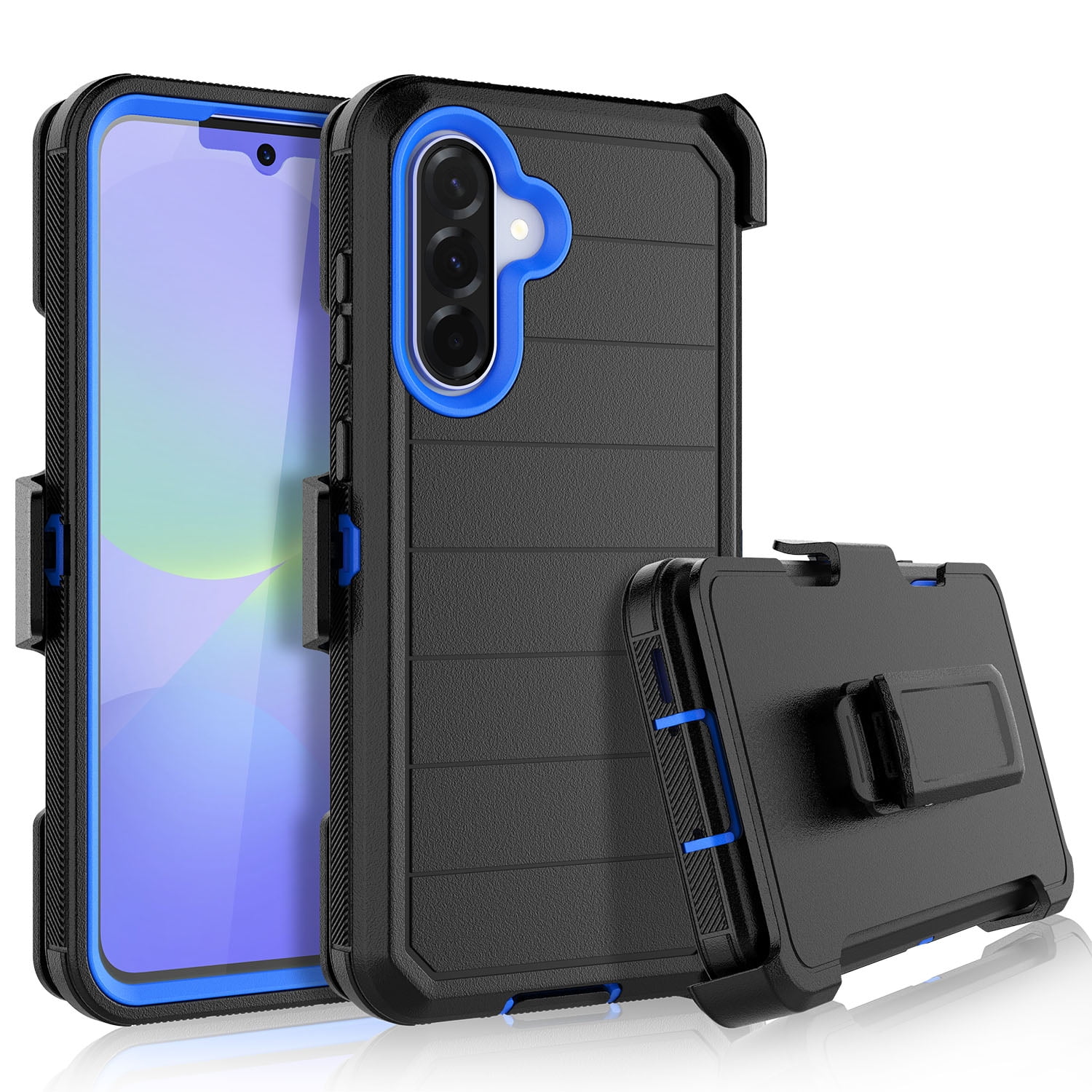 For Samsung Galaxy A36 5G Case with Built-in Screen Protector and Belt ...