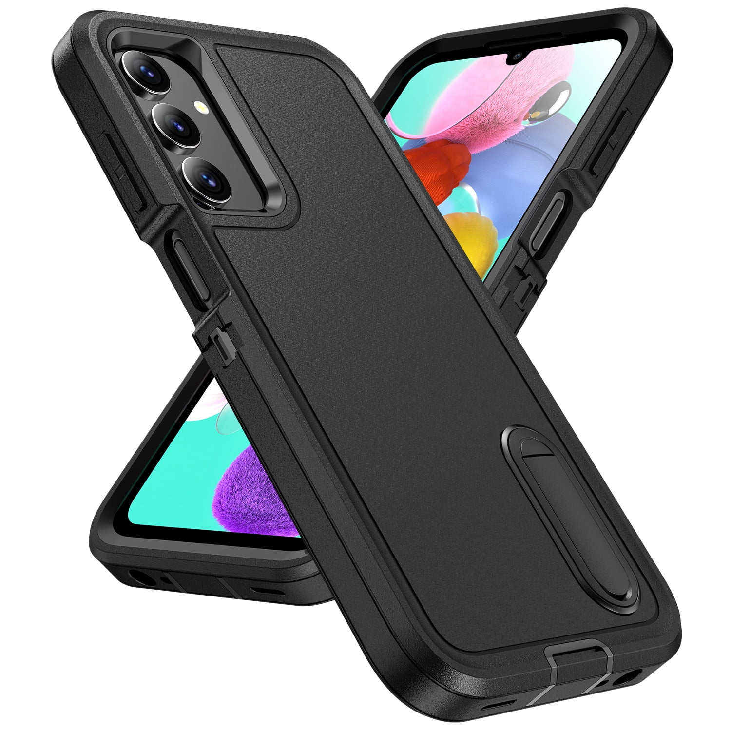 for Samsung Galaxy A36 5G Case with Kickstand, [10FT Military Drop Protection] Rugged Heavy Duty ...