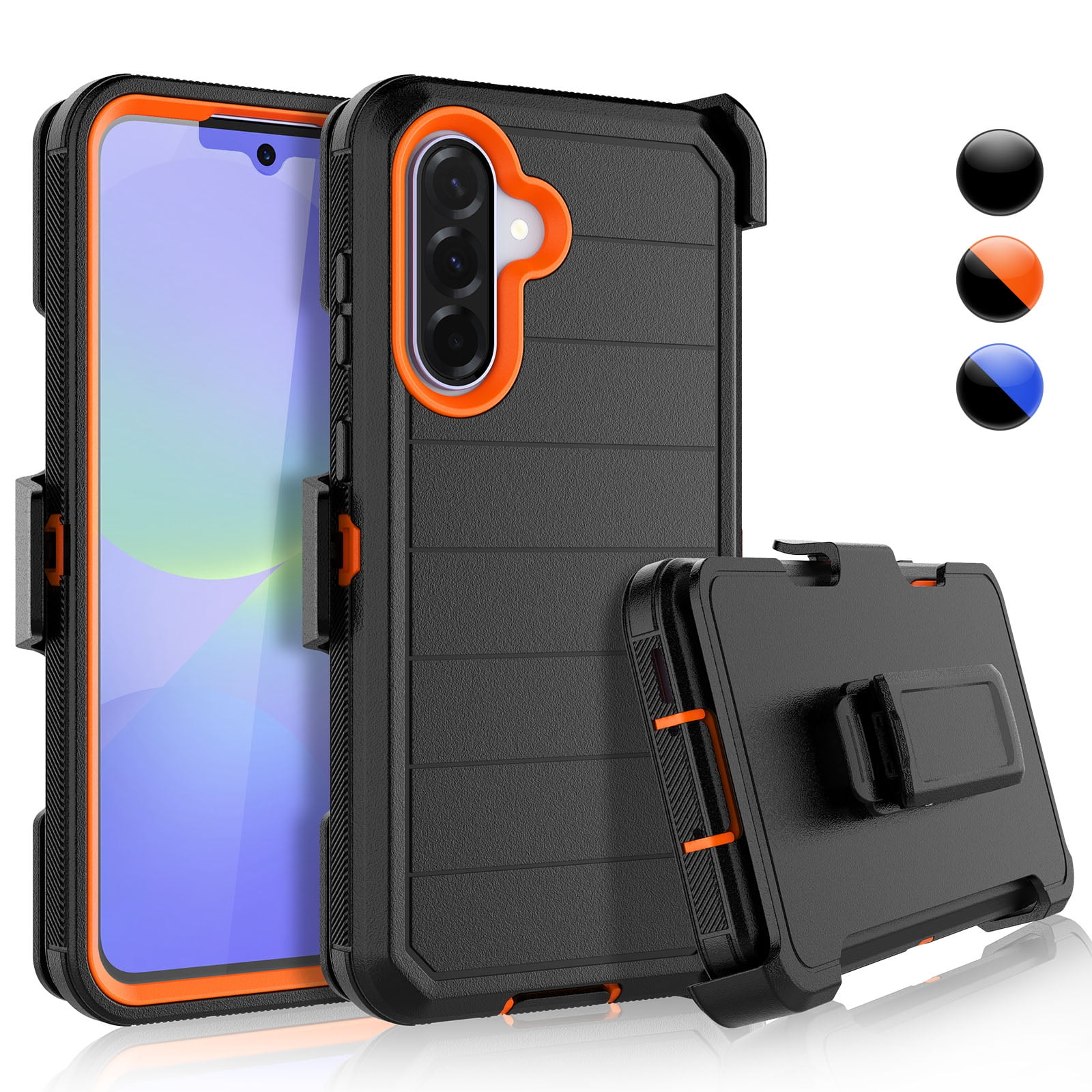 Samsung Galaxy A36 6.7" 5G Case with Belt Clip Holster, Heavy Duty ...