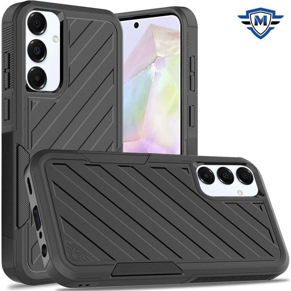 For Samsung Galaxy A36 Premium Hybrid Rugged lined Shockproof Textured ...