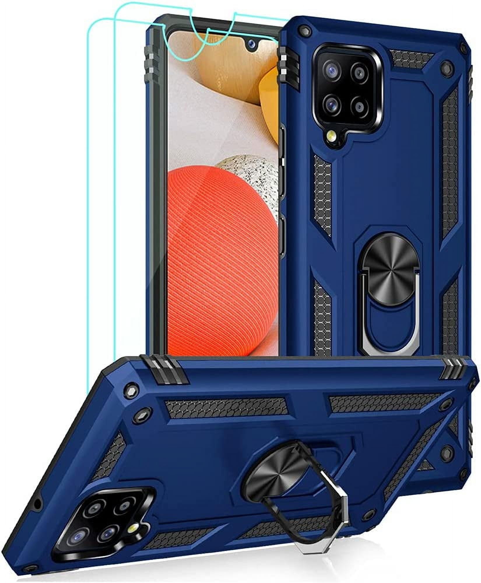 for Samsung Galaxy A42 5G Case with HD Screen Protectors, Military ...