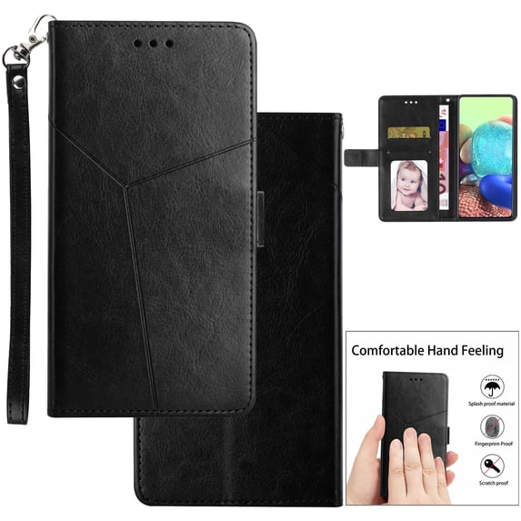 for Samsung Galaxy A42 5G Flip Kickstand Case, Premium PU Leather ...
