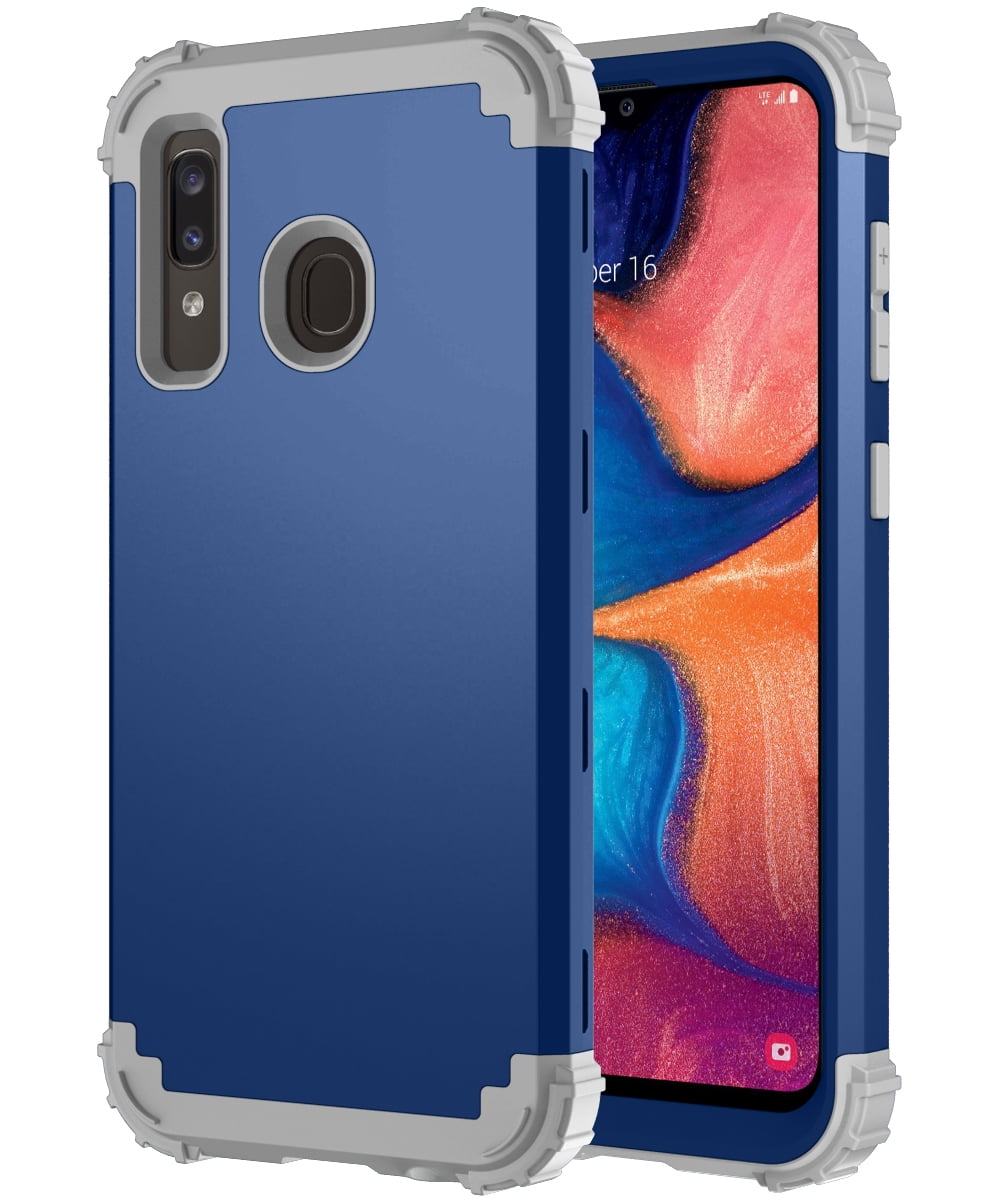 Samsung Galaxy A50 Case, Dual Layer Slim Heavy Duty Hybrid Rugged ...