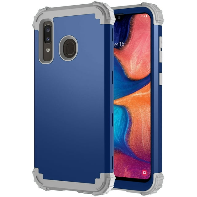 Samsung Galaxy A50 Case, Dual Layer Slim Heavy Duty Hybrid Rugged ...