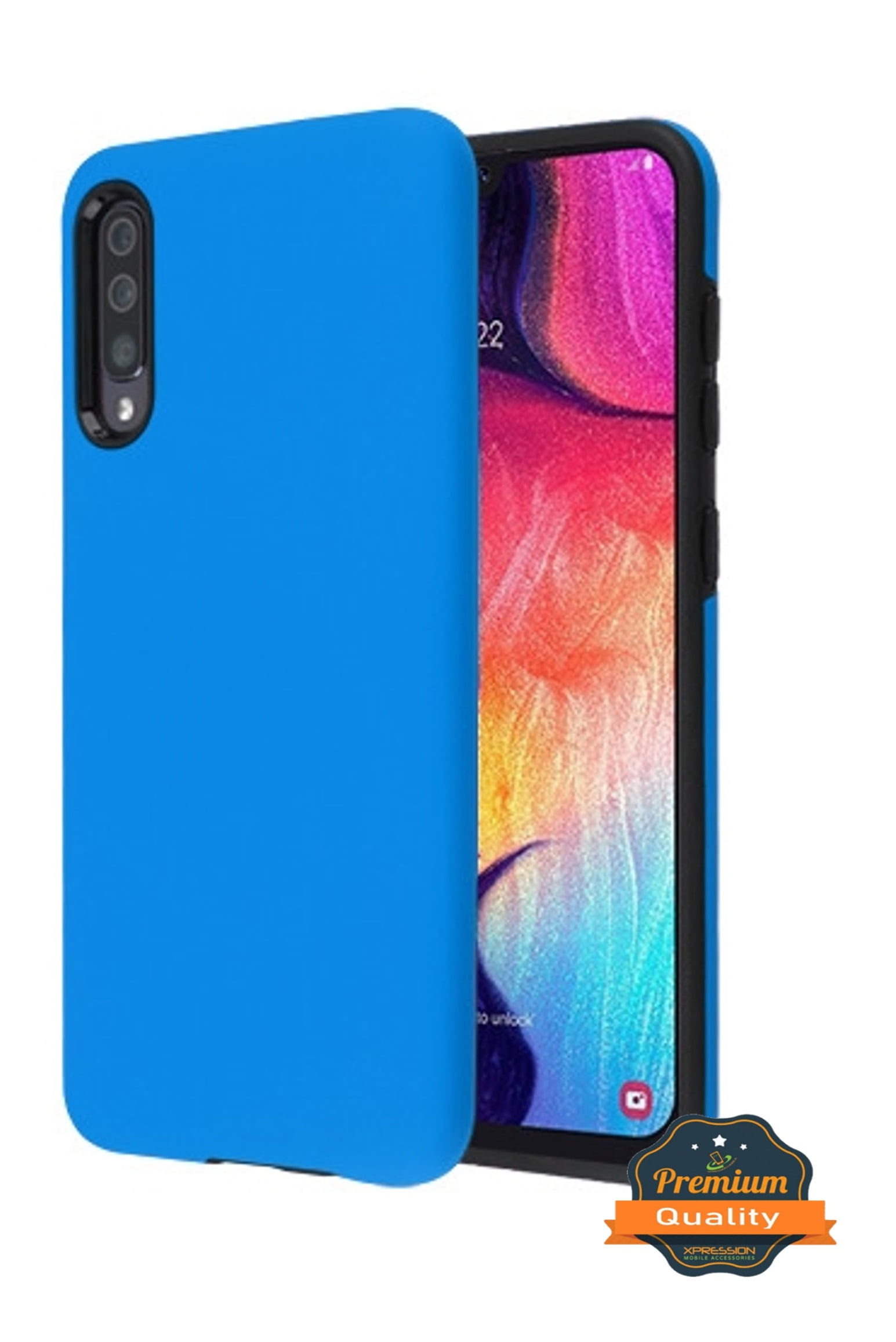 Samsung Galaxy A50 Phone Case Slim Hybrid Armor Grip Shockproof Impact ...
