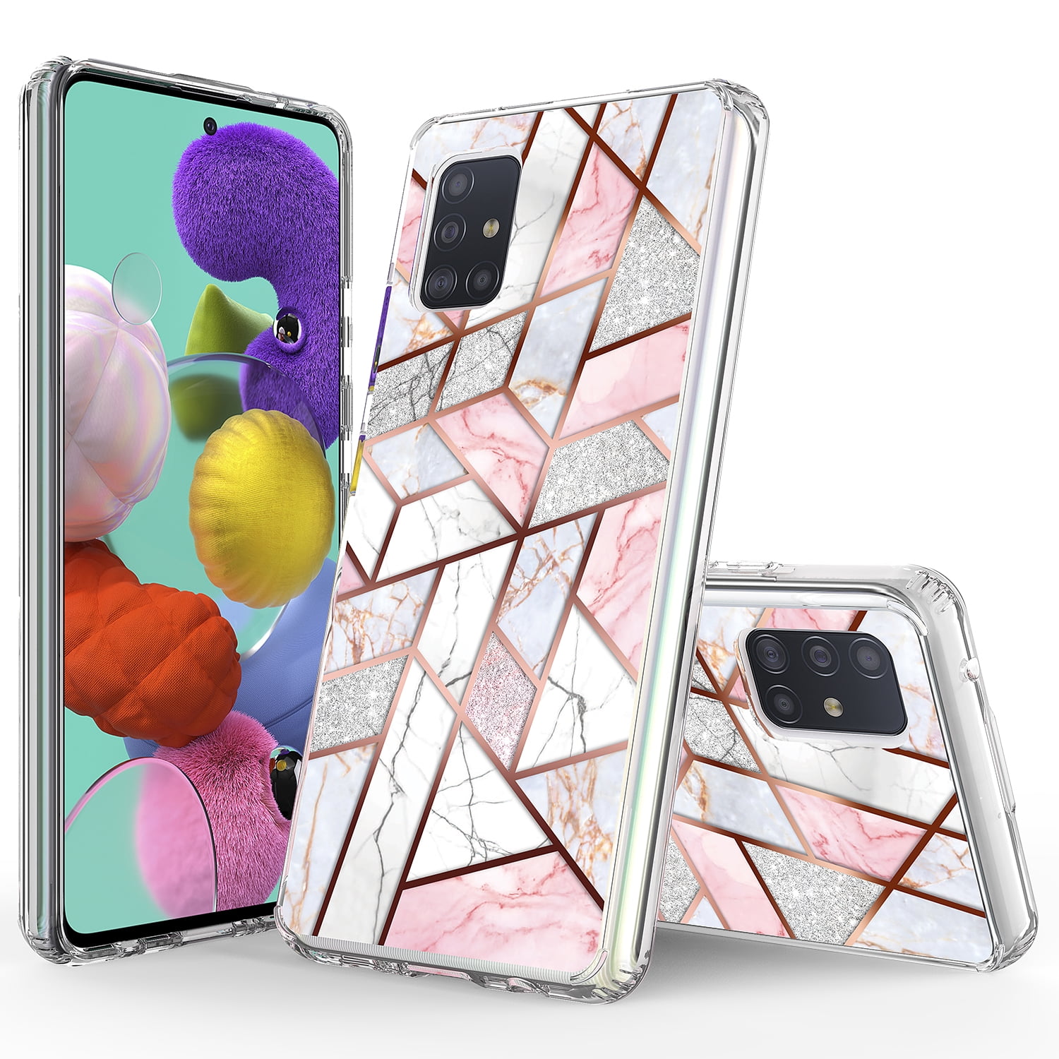 Samsung Galaxy A51 5G Case (NOT for A51), Rosebono Bling Glitter ...