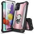 For Samsung Galaxy A51 5G [NOT 4G] Case, with Tempered Glass Screen ...