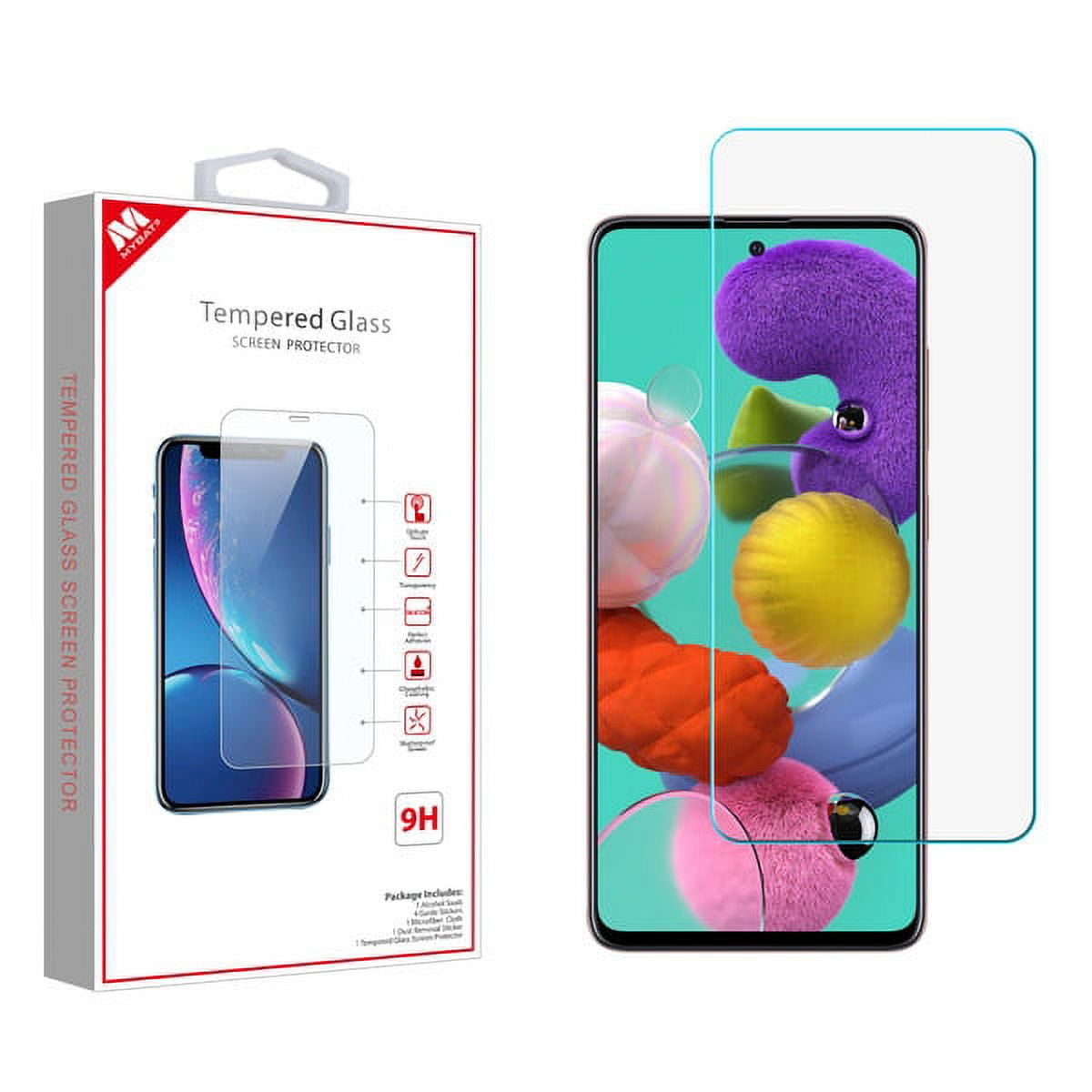 Samsung Galaxy A51 Screen Protector Premium Glass HD Clarity ShockProof ...