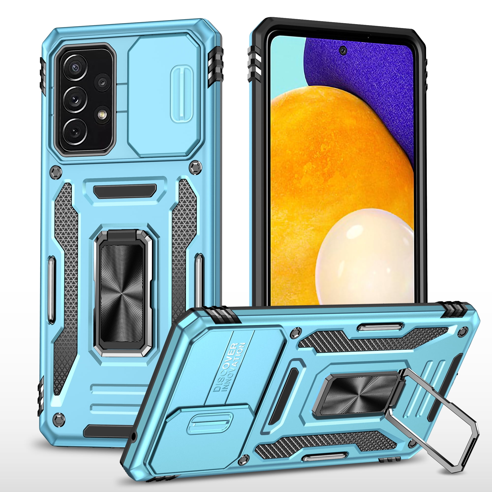 for Samsung Galaxy A52 5G Case with Kickstand, [Military Grade] Built ...