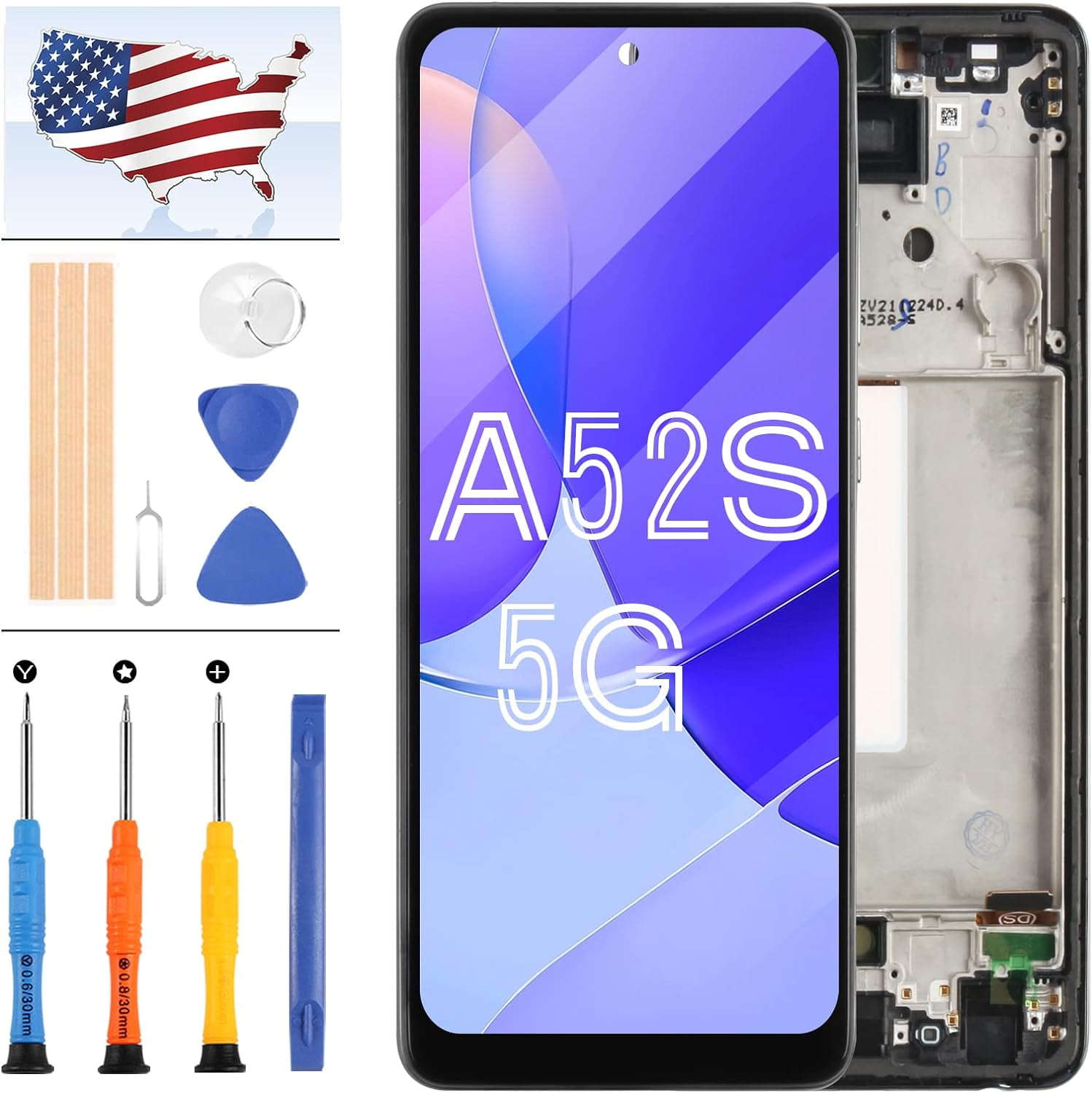 for Samsung Galaxy A52s 5G 2021 Screen Replacement [Not Original] for ...