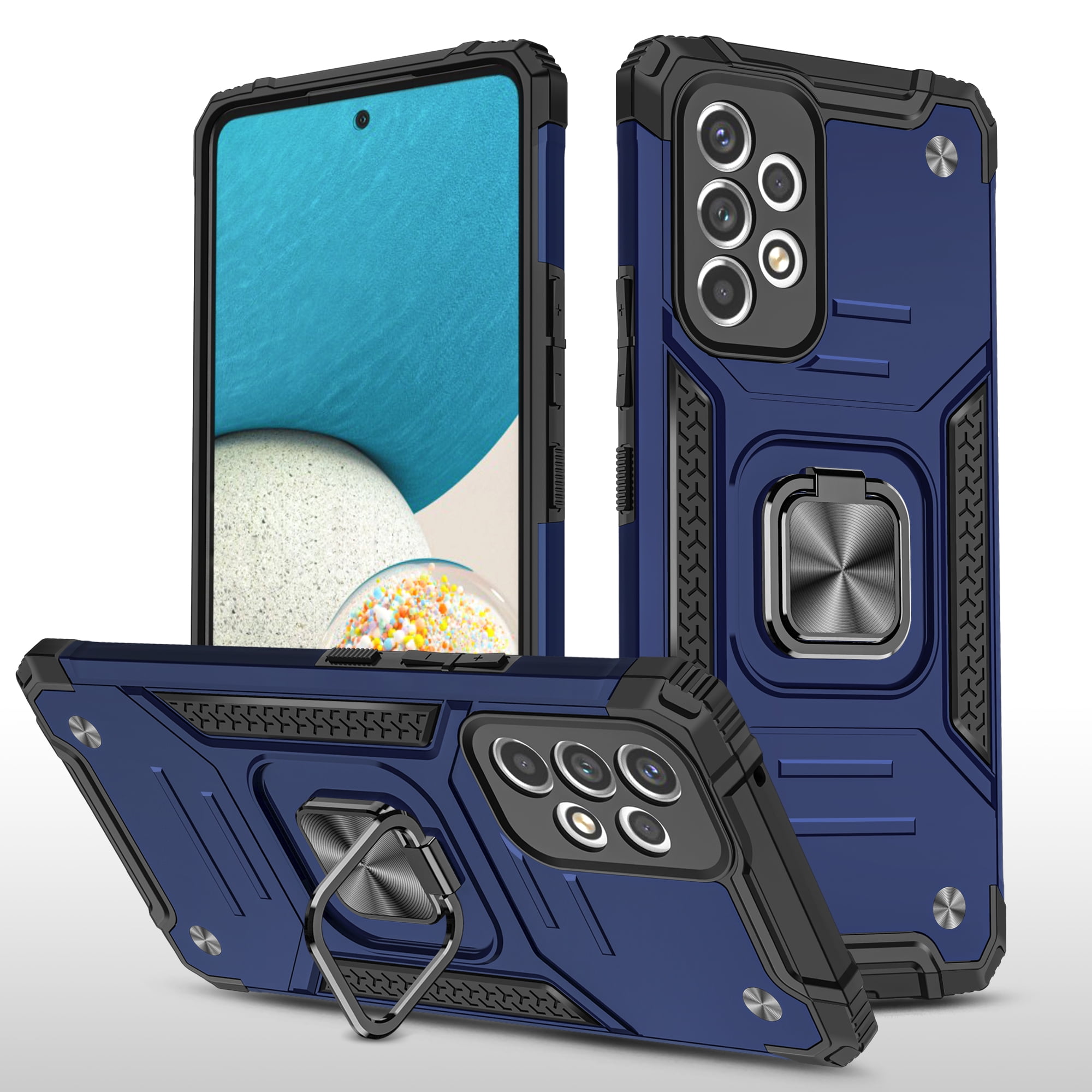 Samsung Galaxy A53 5G Case, Rosebono Hybrid Slim Colorful Armor Cover ...