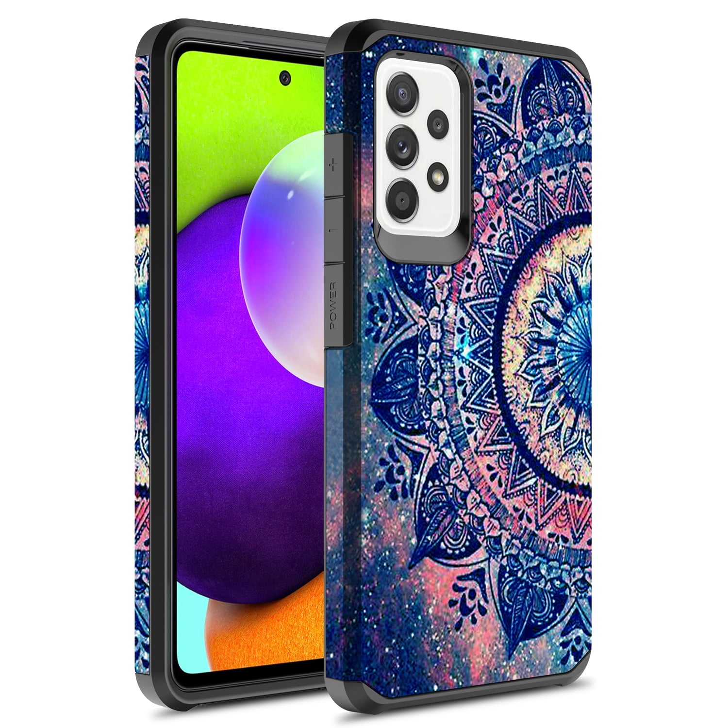 Samsung Galaxy A53 Case, Mandala Graphic Skin Cover, Rosebono Slim ...