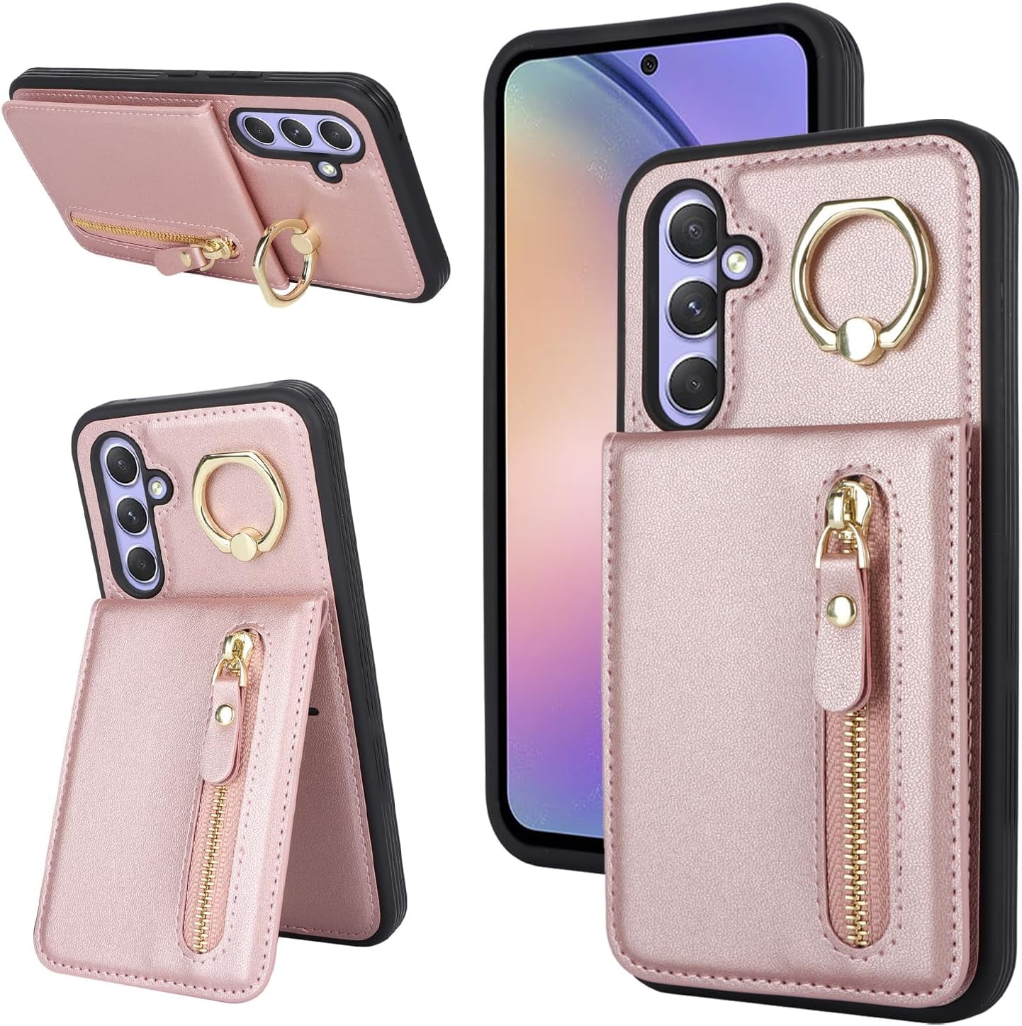 Samsung Galaxy A54 5G Case with Card Holder for Women, Samsung Galaxy ...