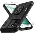for Samsung Galaxy A54 5G Case with Slide Camera Cover+Screen Protector ...