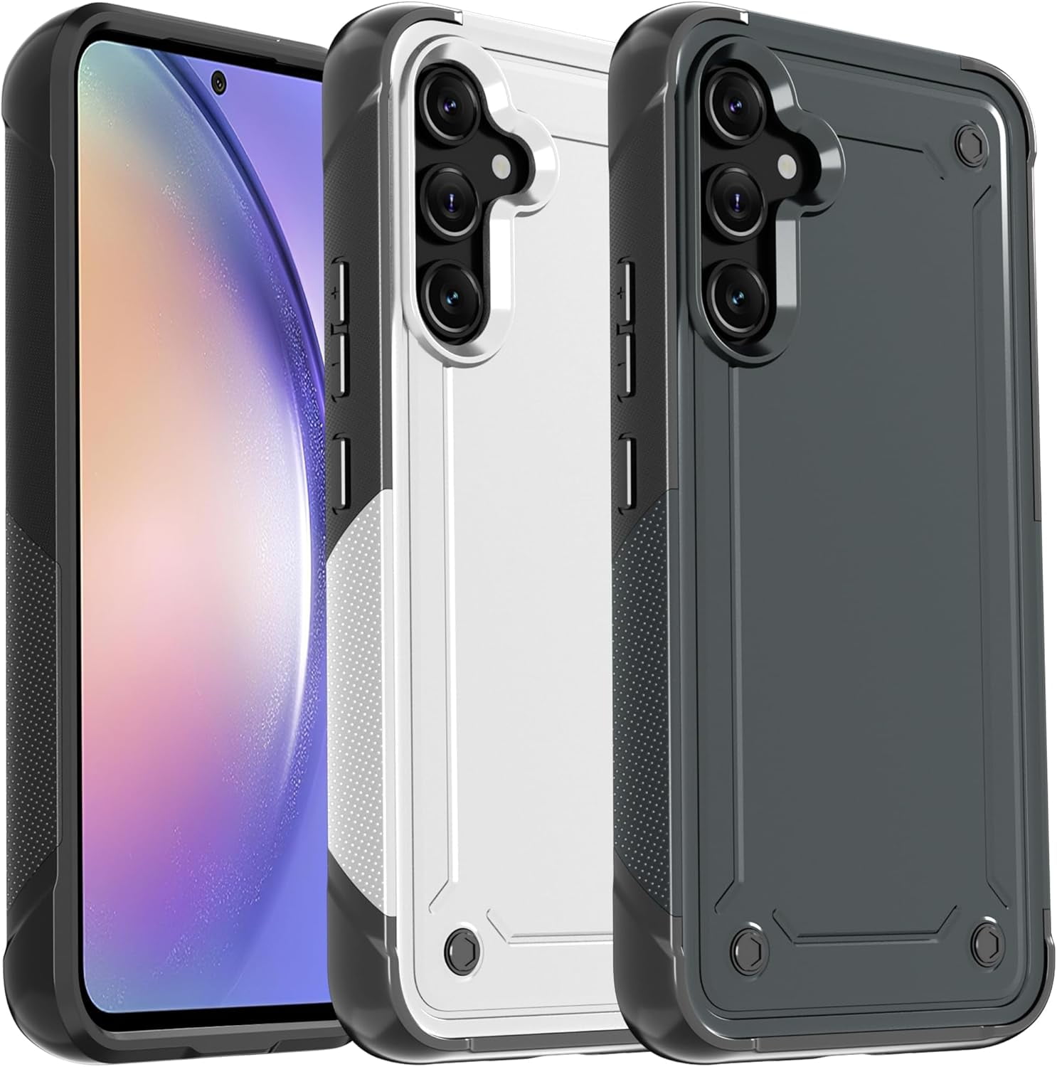 Samsung Galaxy A54 5G Double Layer Case with Screen Protector for ...