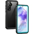 Samsung Galaxy A55 5G Case, IP68 Waterproof Dustproof, Built-in Screen ...