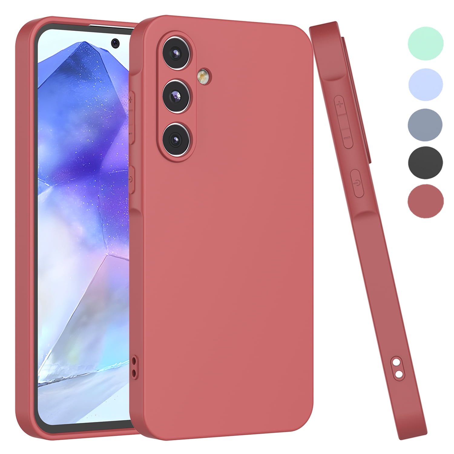 For Samsung Galaxy A55 5G Phone Case, Ebizware Shockproof Liquid ...