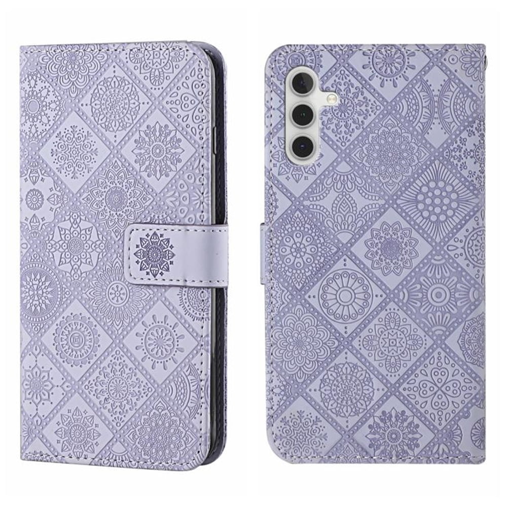 For Samsung Galaxy A56 5G 6.7" Ethnic Wind Embossed Strong Magnetic ...