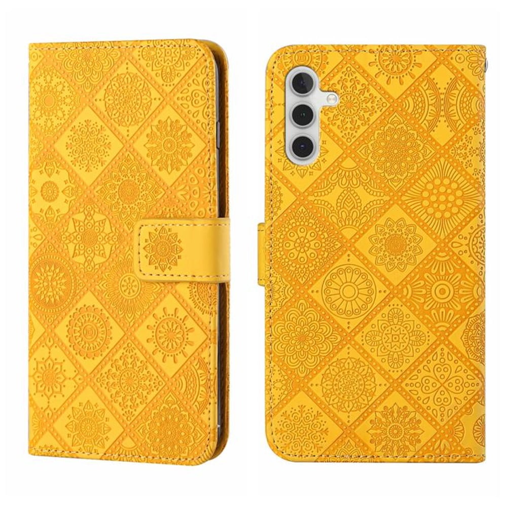 For Samsung Galaxy A56 5G 6.7" Ethnic Wind Embossed Strong Magnetic ...