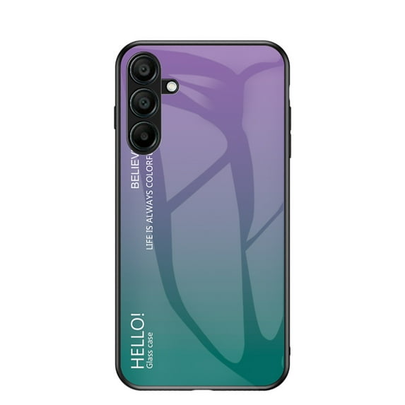 for Samsung Galaxy A56 5G Case,Tempered Glass Gradient Color Pattern ...