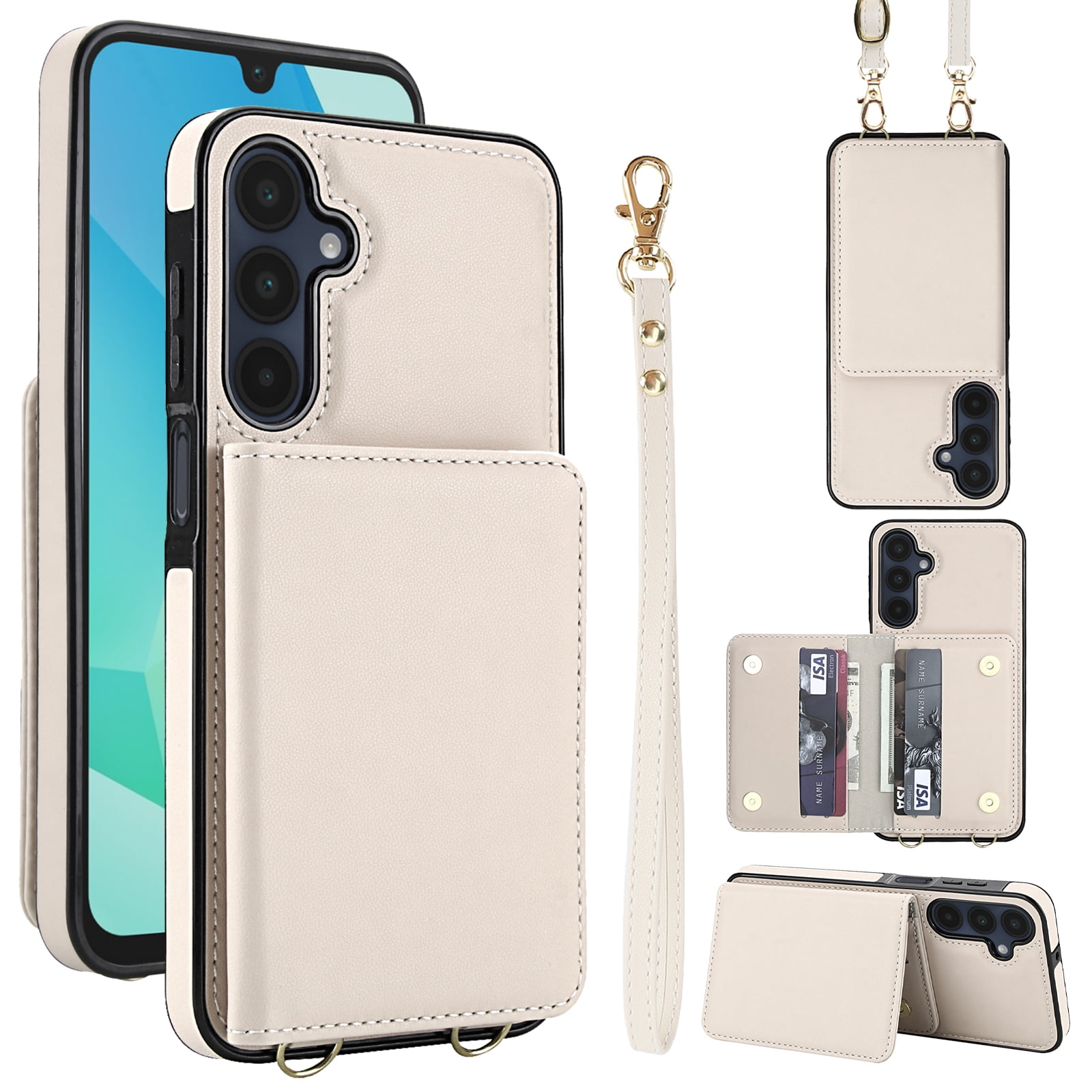 For Samsung Galaxy A56 5G Phone Case Wallet Card Holder,RFID Blocking ...