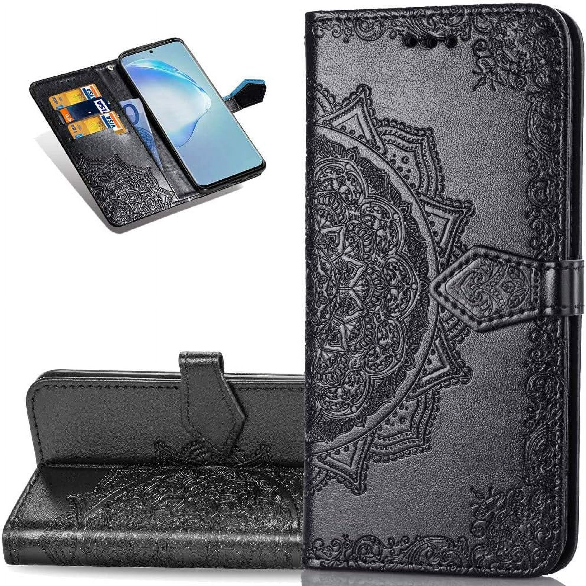 Samsung Galaxy M31 Case PU Leather Phone Case Mandala Embossed Wallet ...