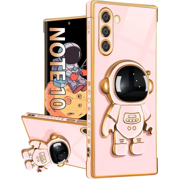 For Samsung Galaxy Note 10 Case with Astronaut Stand, Women Girls ...