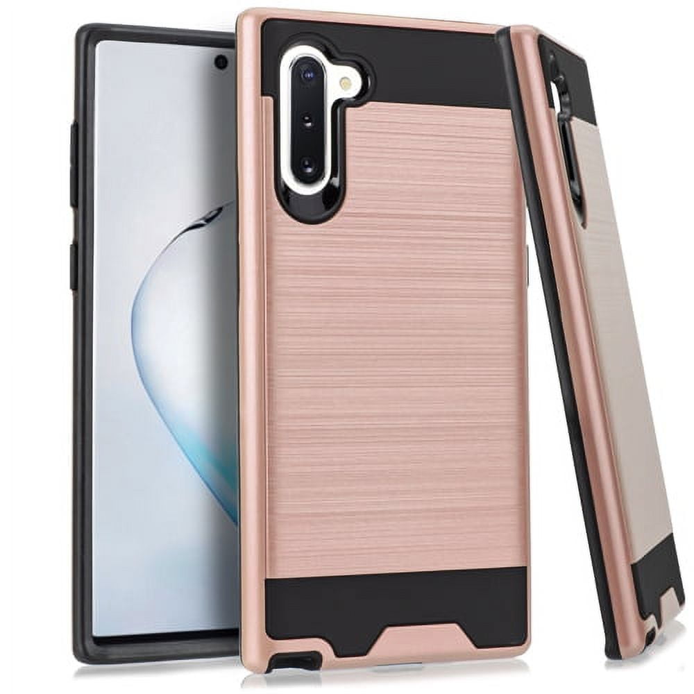 Samsung Galaxy Note 10 Phone Case, 2-Piece Style Hybrid Shockproof Hard Case Cover with Hybird ...