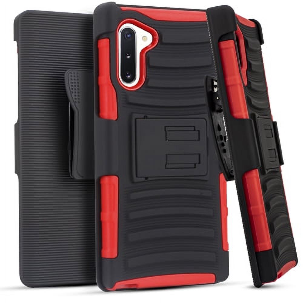 Samsung Galaxy Note 10 Phone Case, Dual Layers [Combo Holster] And ...