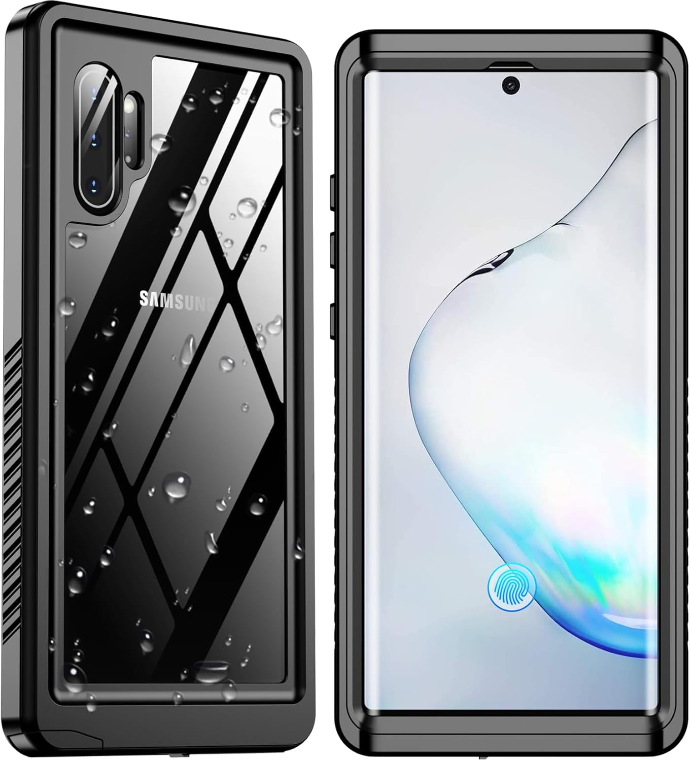 for Samsung Galaxy Note 10+ Plus Case Waterproof, [12FT Military-Grade ...