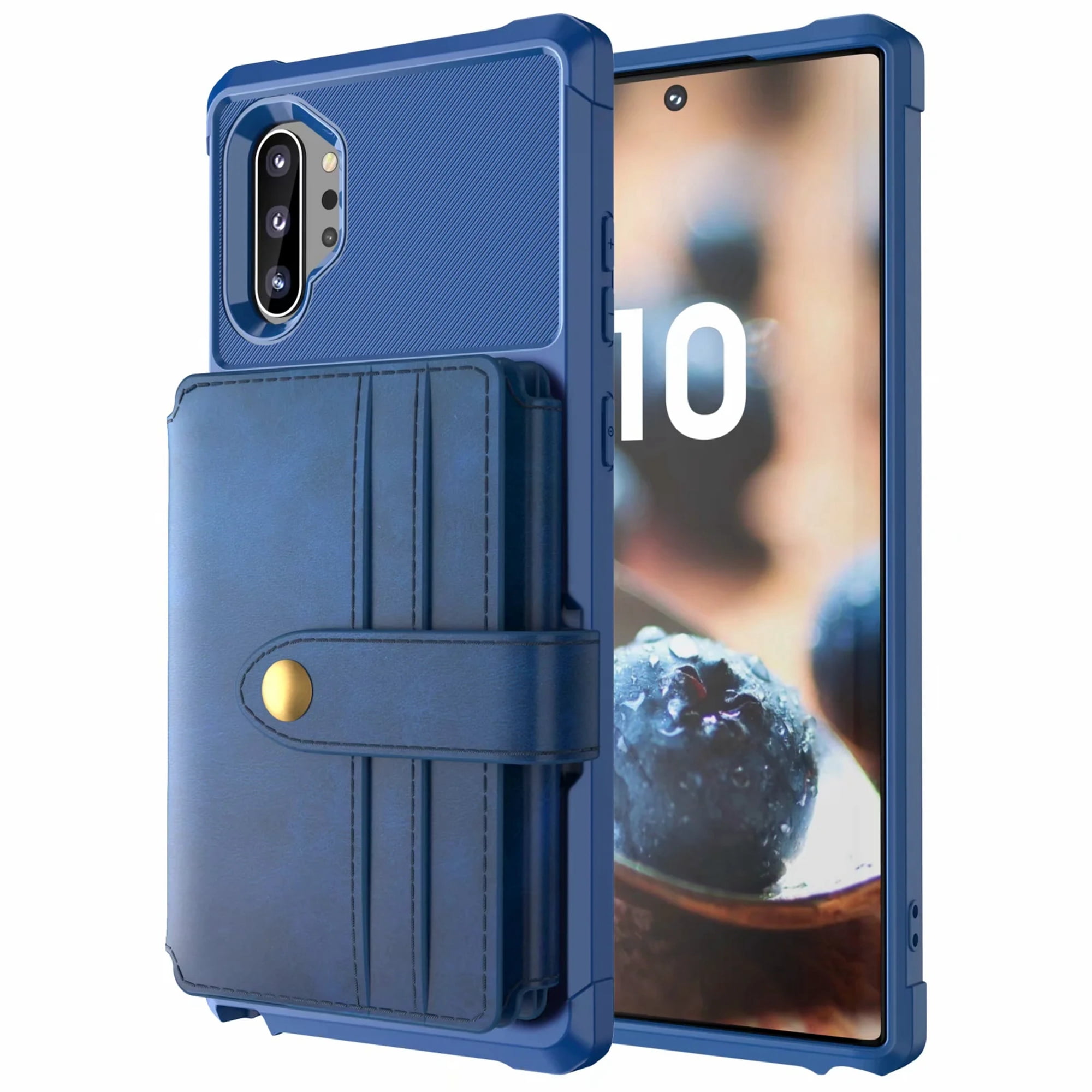 Samsung Galaxy Note 10 Wallet Case, Dteck Leather Heavy Duty Hard ...