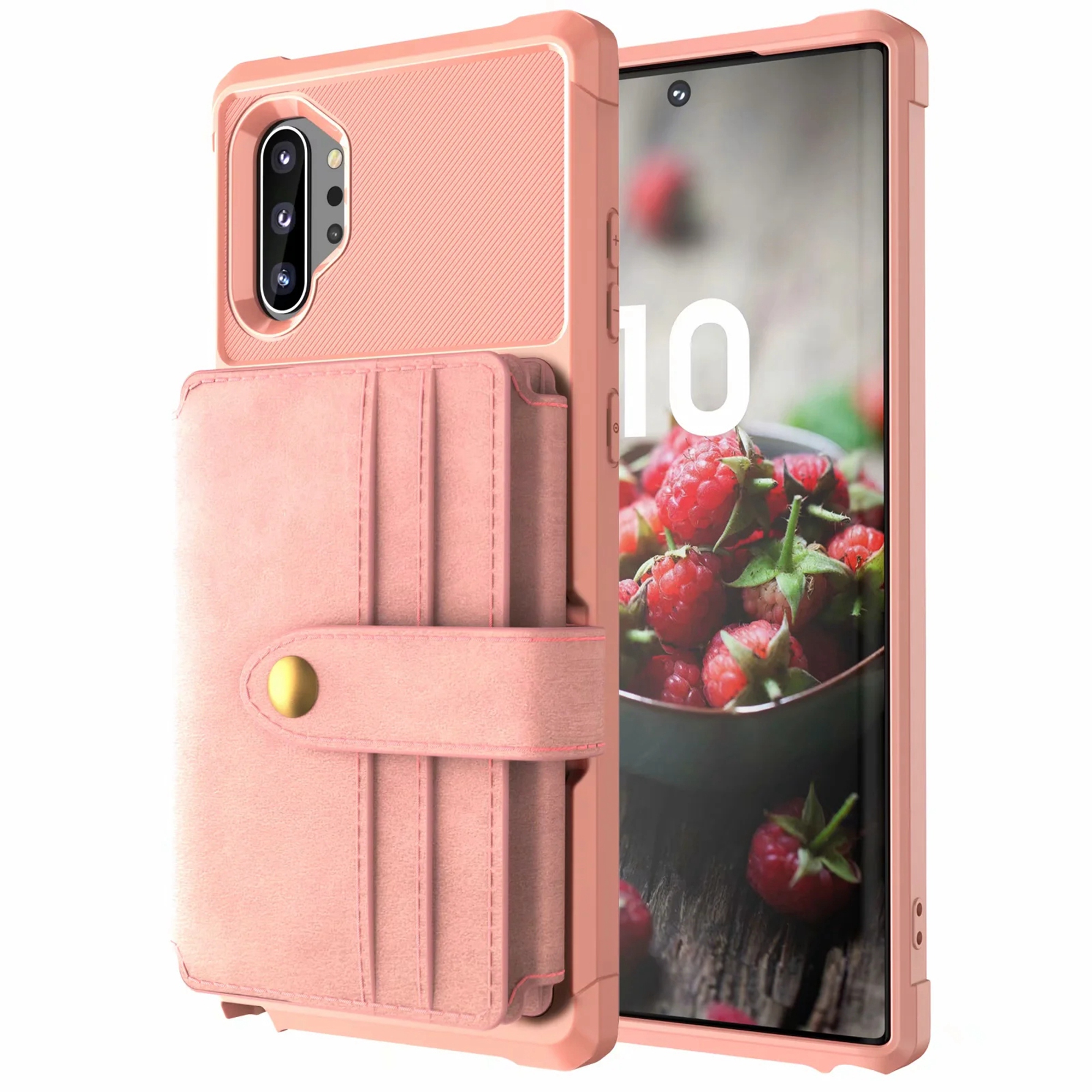 Samsung Galaxy Note 10 Wallet Case, Dteck Leather Heavy Duty Hard ...