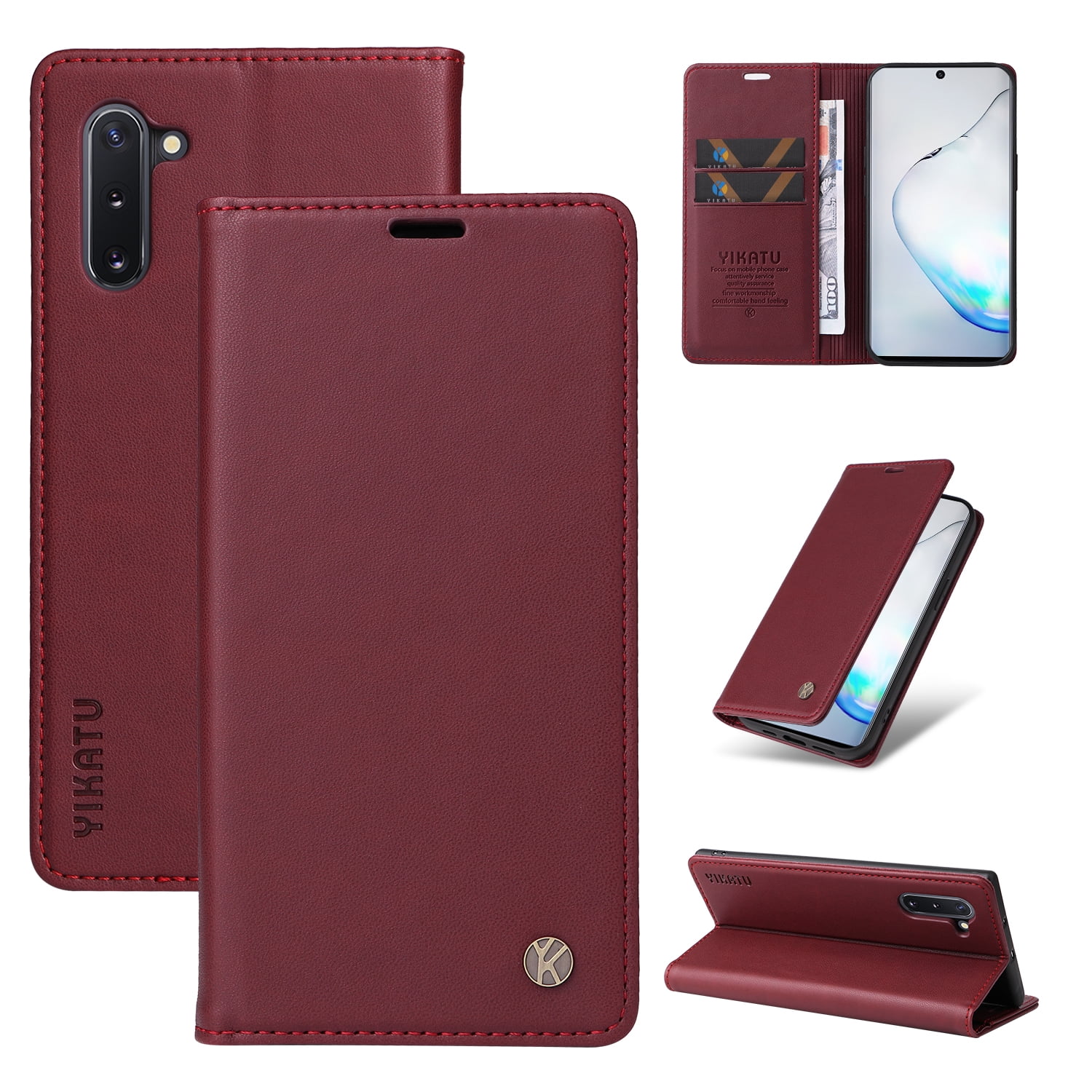 for Samsung Galaxy Note 10 Wallet Case with RFID Blocking Credit Card ...