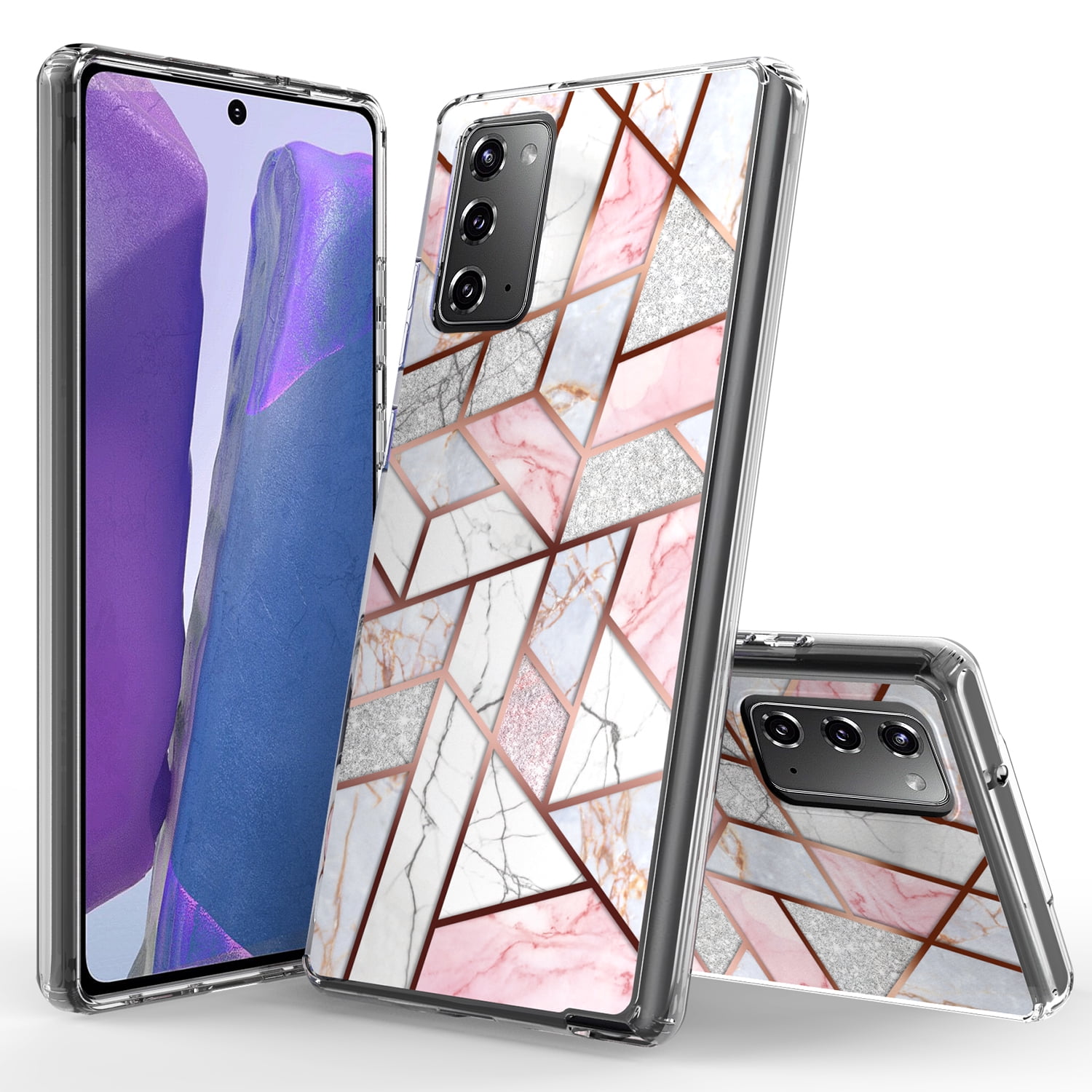 Samsung Galaxy Note 20 5G Case, Rosebono Bling Glitter Sparkle Laser ...
