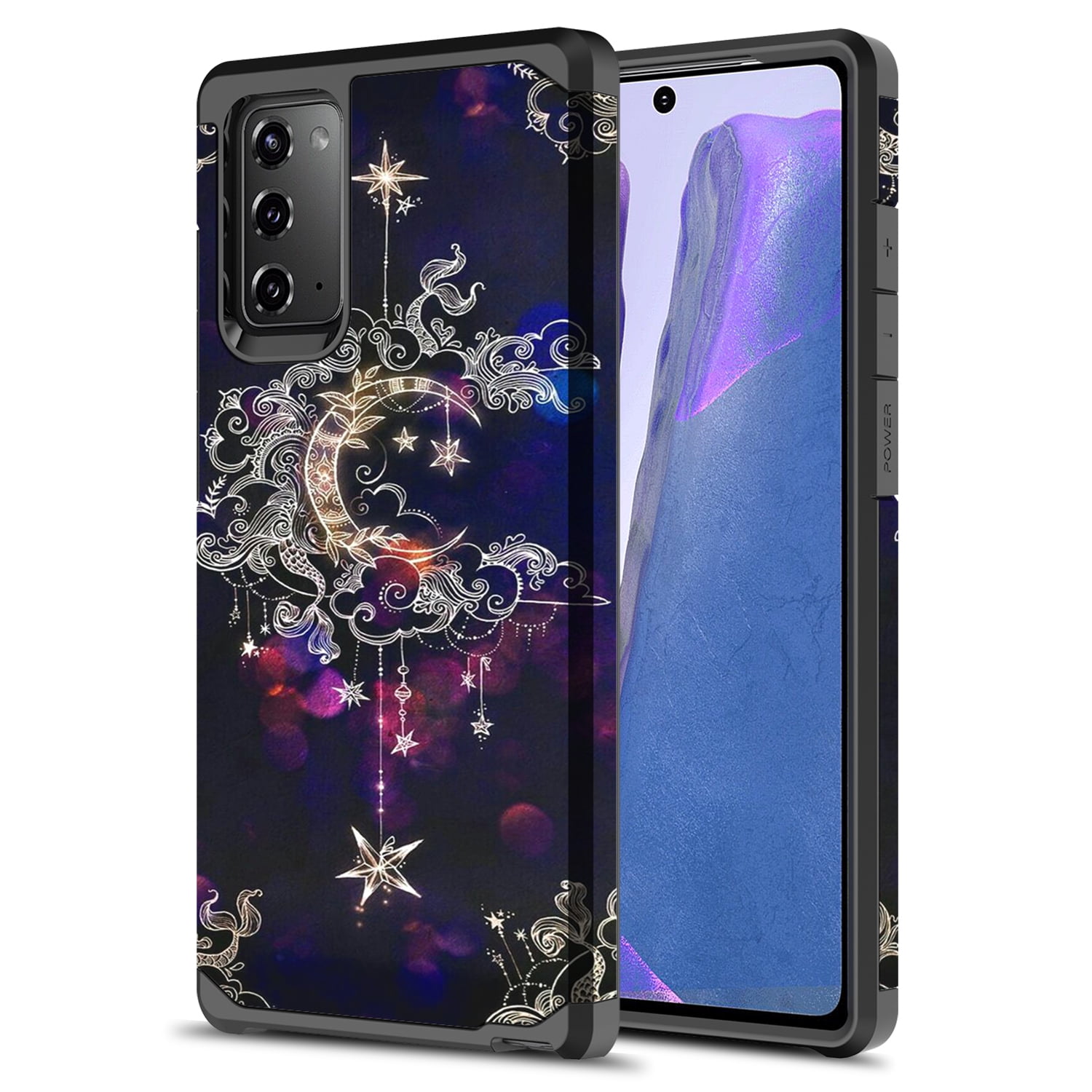 Samsung Galaxy Note 20 5G Case, Rosebono Hybrid Dual Layer Slim Graphic ...