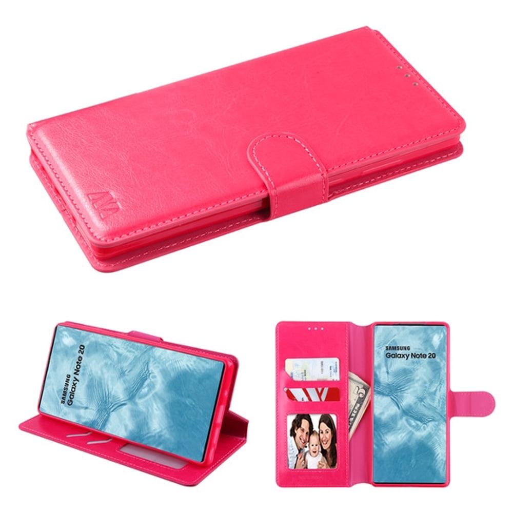 Samsung Galaxy Note 20 /6.7" Phone Case Leather Flip Wallet Case Pouch ...