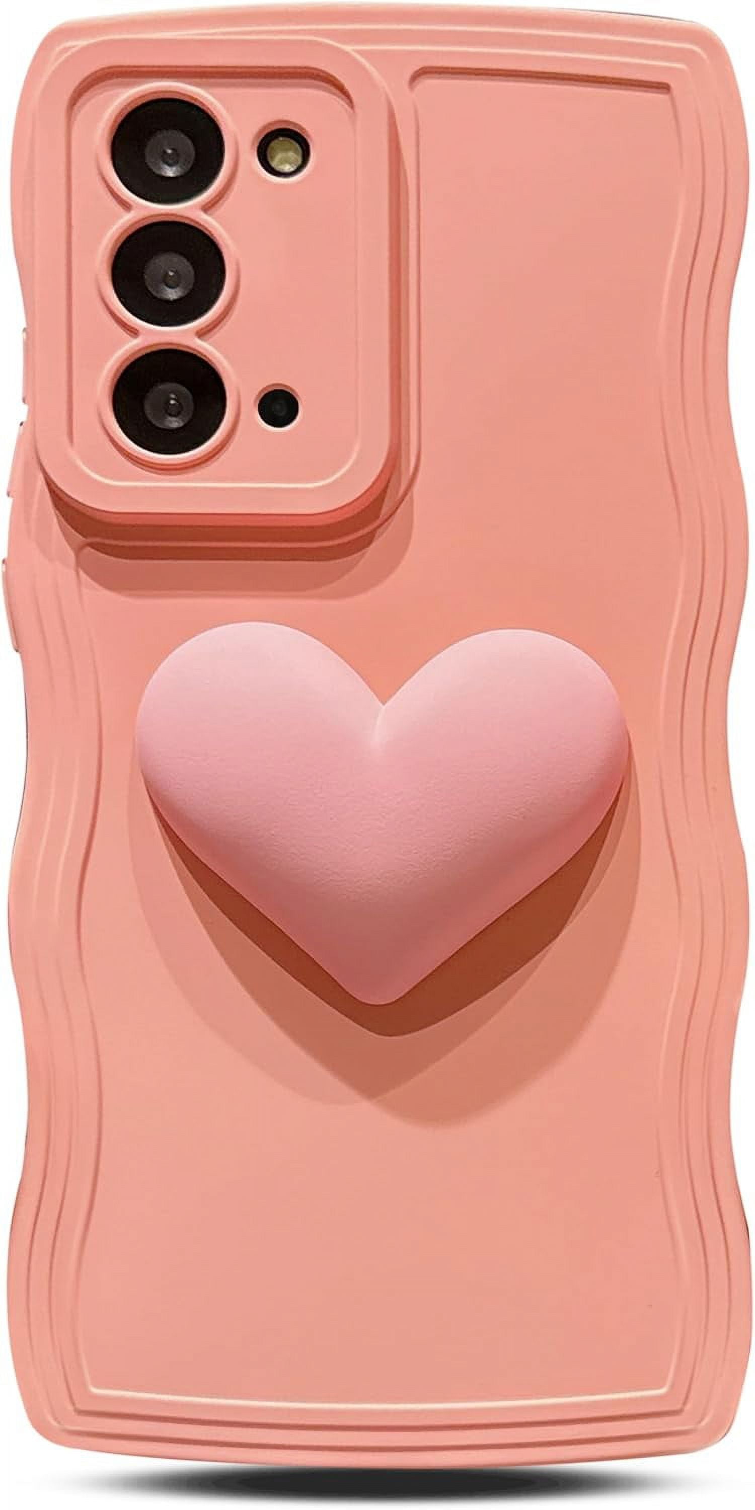 for Samsung Galaxy Note 20 Case 6.7", Cute Kawaii 3D Love Heart ...