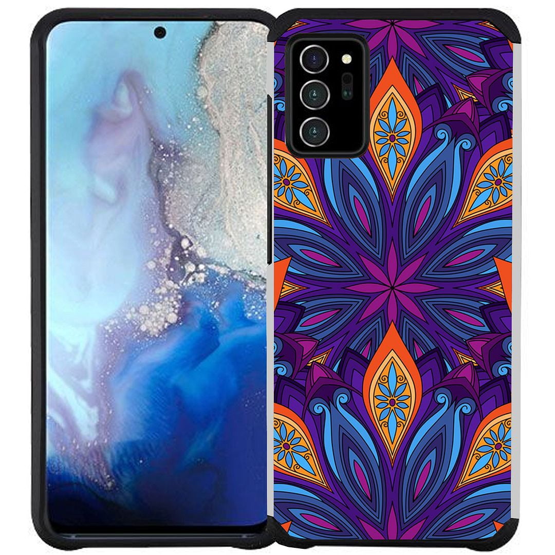 Samsung Galaxy Note 20 Case - Colorful Design Hybrid Armor Case ...
