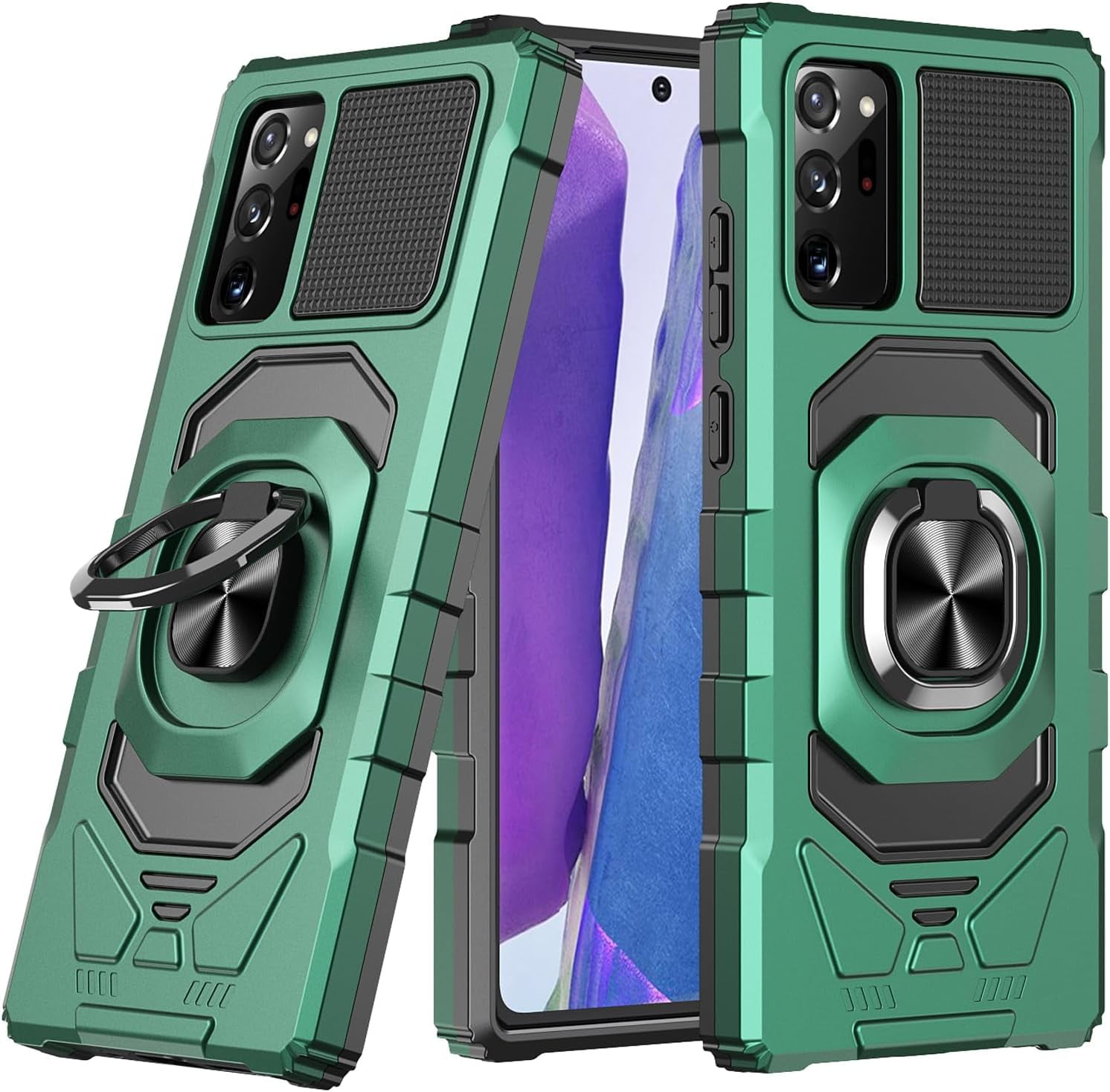 for Samsung Galaxy Note 20 Case with Kickstand Ring Magnetic Holder ...