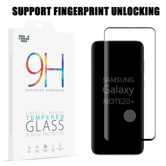 Samsung Galaxy Note 20 ULTRA Tempered Glass Screen Protector 3D Curved ...
