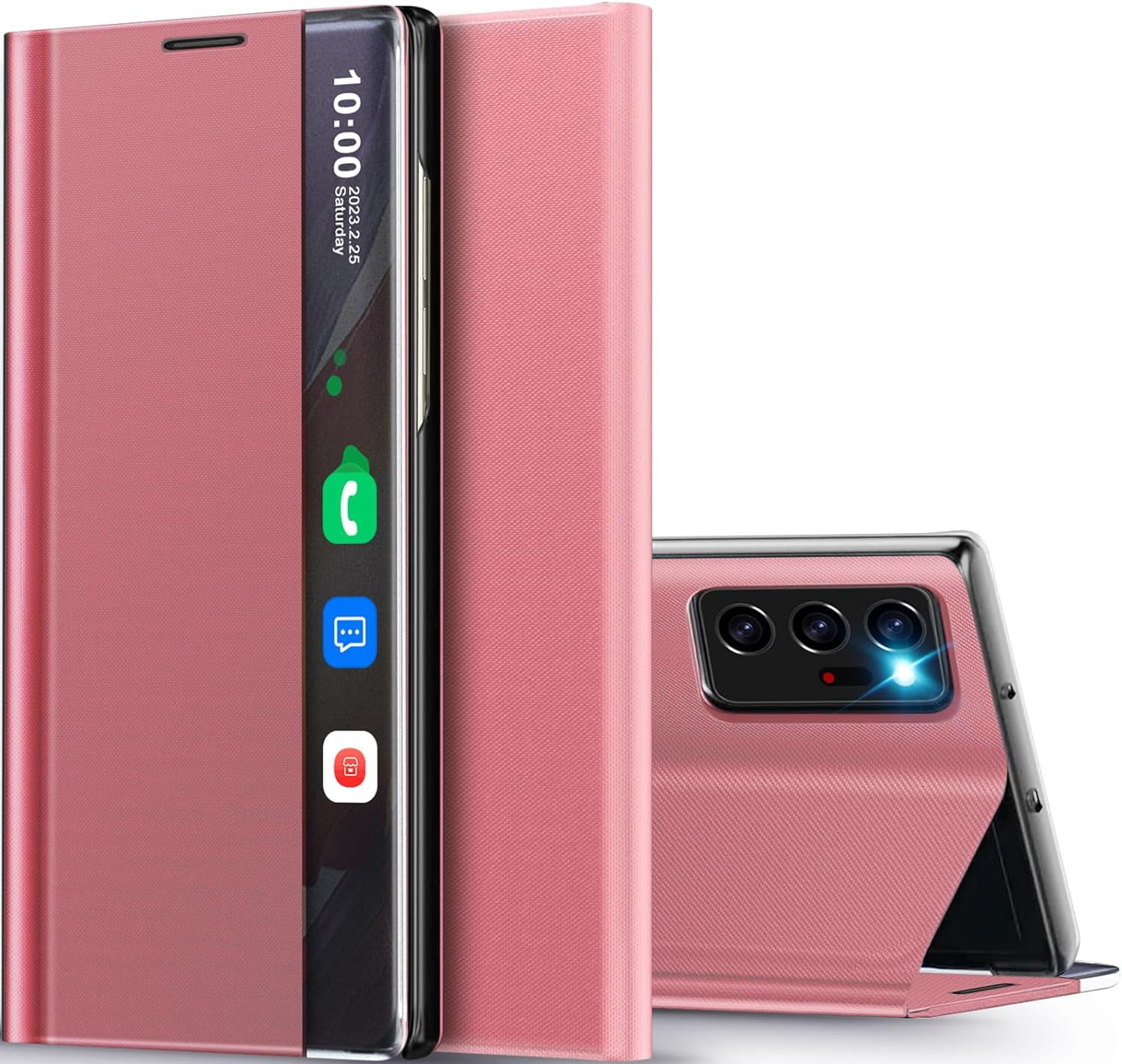 for Samsung Galaxy Note 20 Ultra 5G Case View Clear Smart Window ...