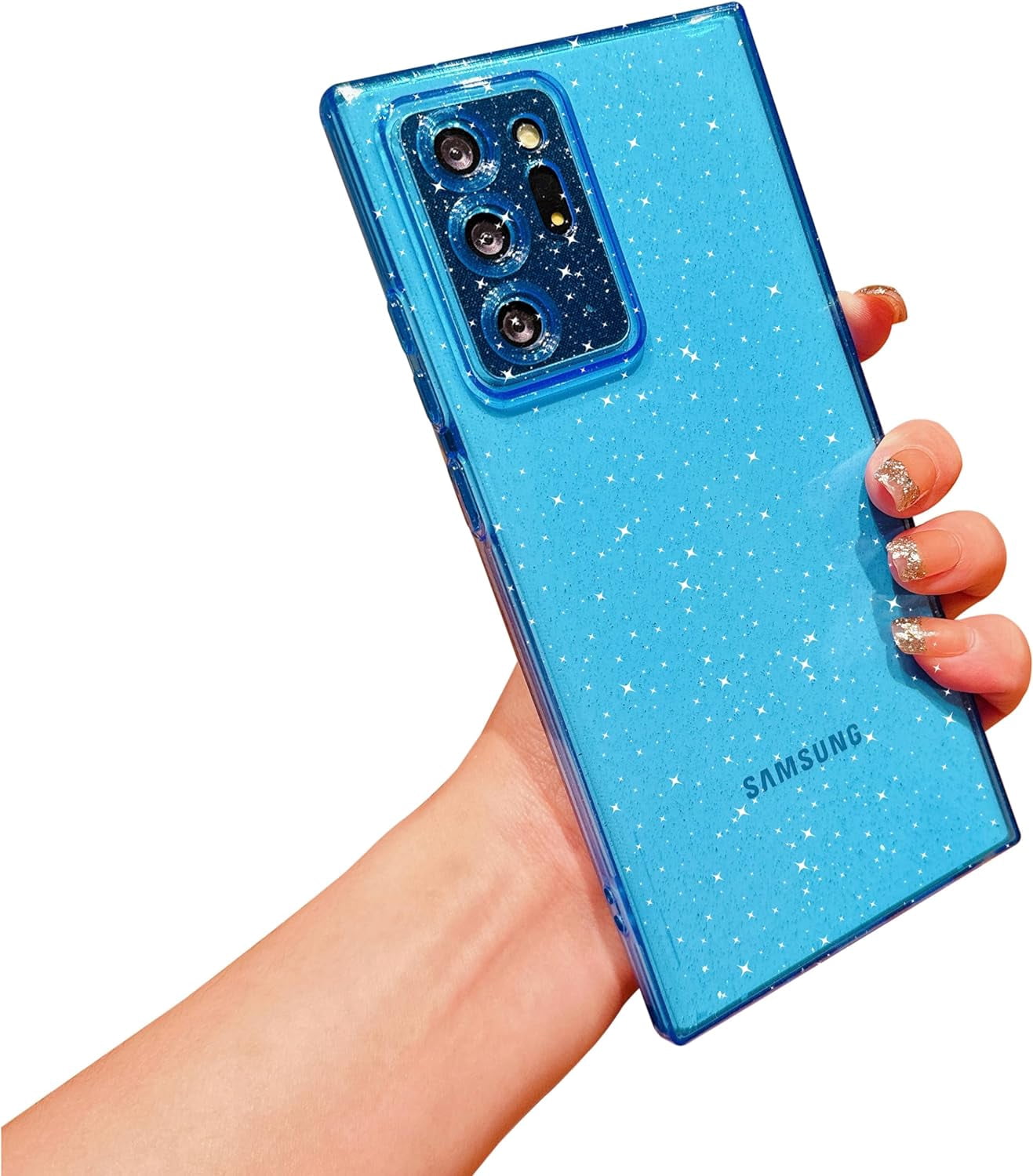 for Samsung Galaxy Note 20 Ultra 5g 6.9” 5g Phone Case Clear Glitter ...