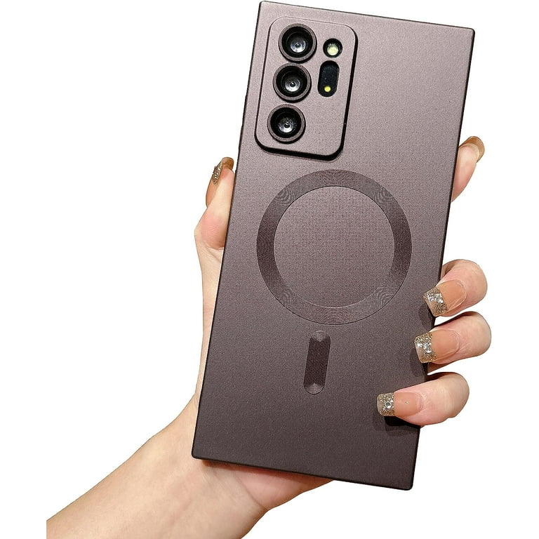 Samsung Galaxy Note 20 Ultra Phone case Compatible with MagSafe Full Camera Protection Slim Luxury Magnetic Solid Color Cover Soft Silicone Bumper