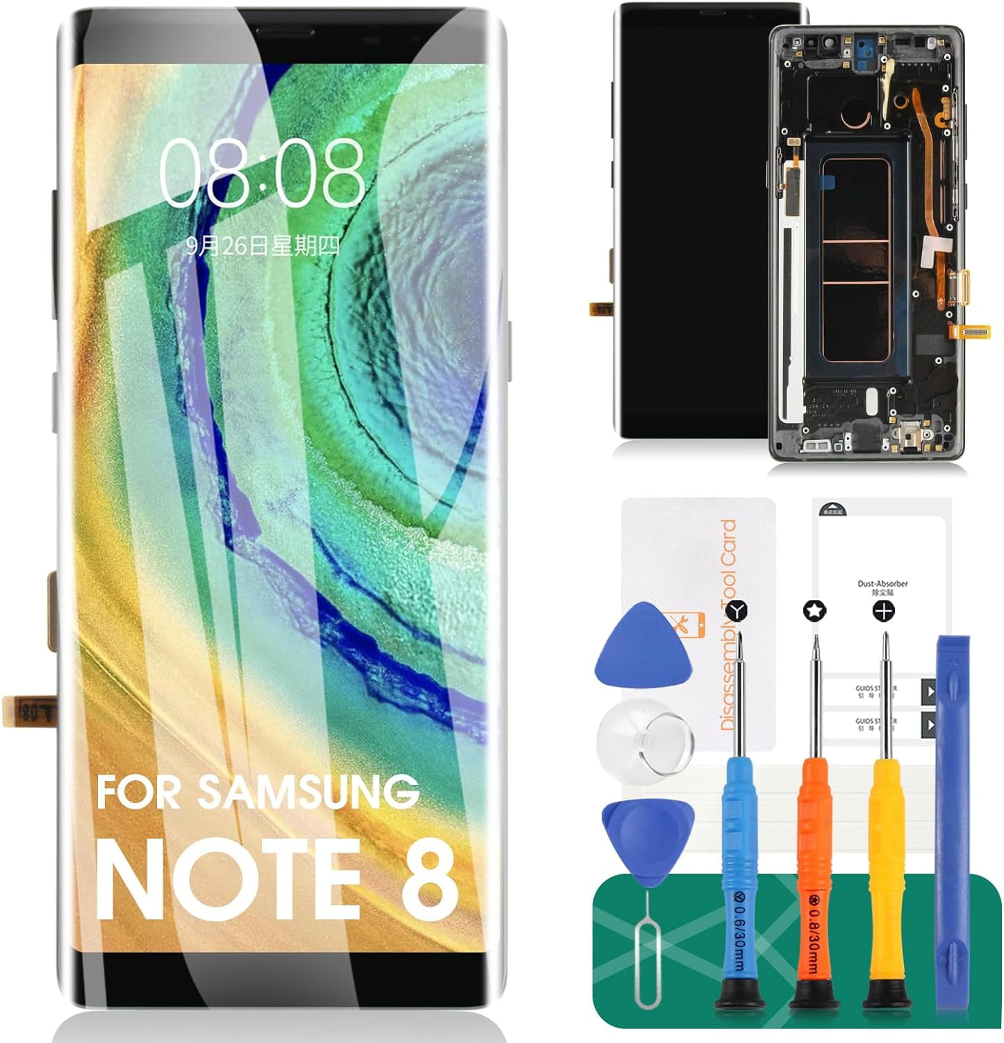 for Samsung Galaxy Note 8 Screen Replacement for Samsung Note 8 LCD for ...