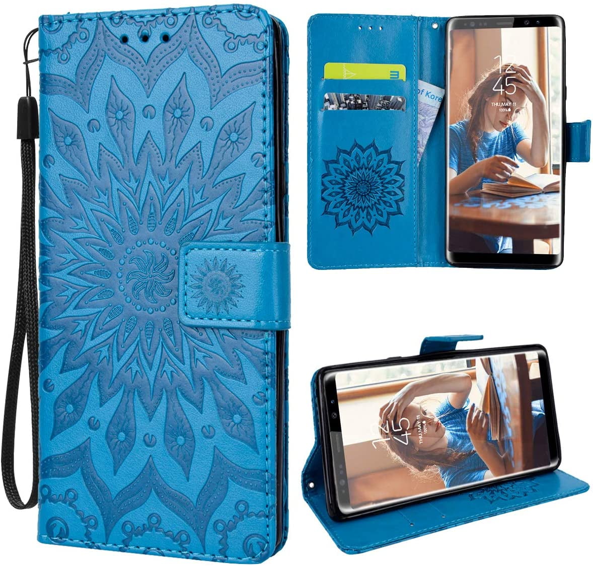Samsung Galaxy Note 9 Case Mobile Phone Cover Protective Cover Leather ...