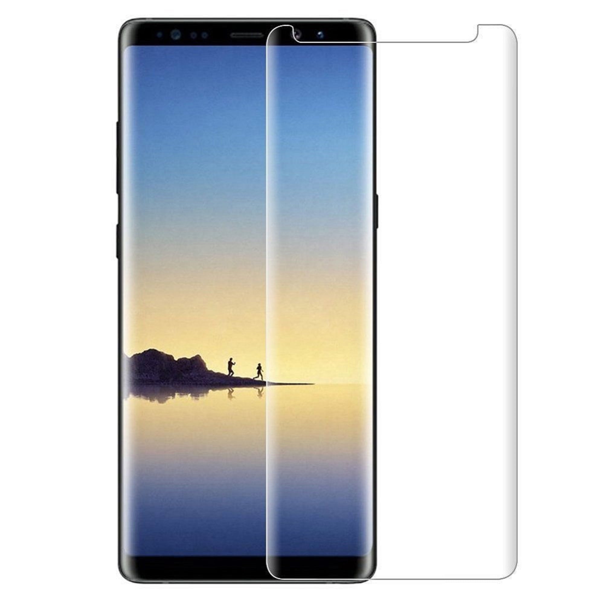 Samsung Galaxy Note 9 Full Cover (Clear) 3D Tempered Glass Screen ...
