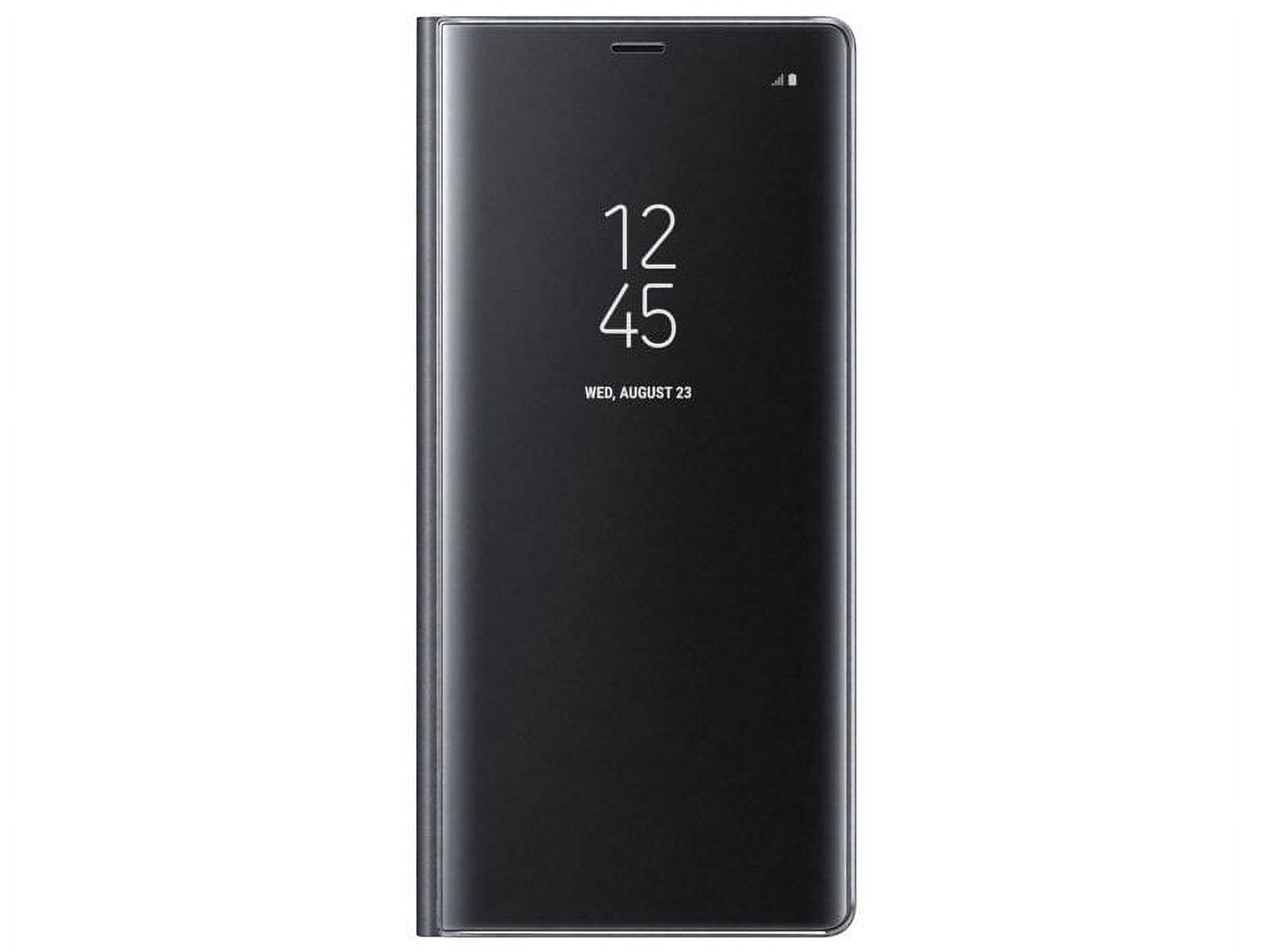 Samsung Galaxy Note8 S-View Flip Cover with Kickstand, Black - Walmart.com